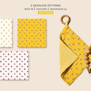 Baby Digital Paper Set Seamless Pattern Baby Digital - Etsy