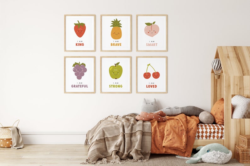 Positive Affirmations Posters Set of 6 Educational Posters - Etsy