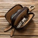 Genuine Leather Key Case, Personalized Engraved Car Key Holder Key ...