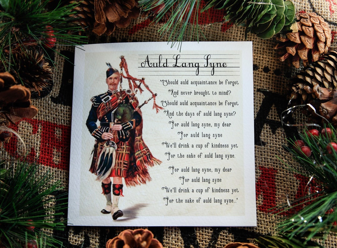 Scottish Piper Christmas & Hogmanay Edition Card Premium - Etsy Canada