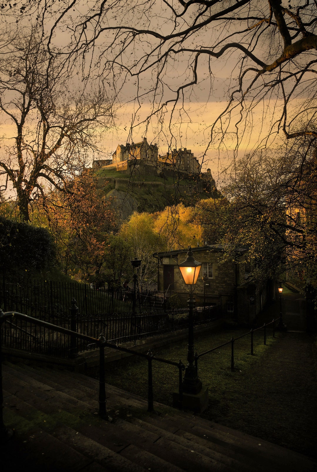 Edinburgh Castle Scotland Gothic Sunrise Fine Art Landscape Photography ...