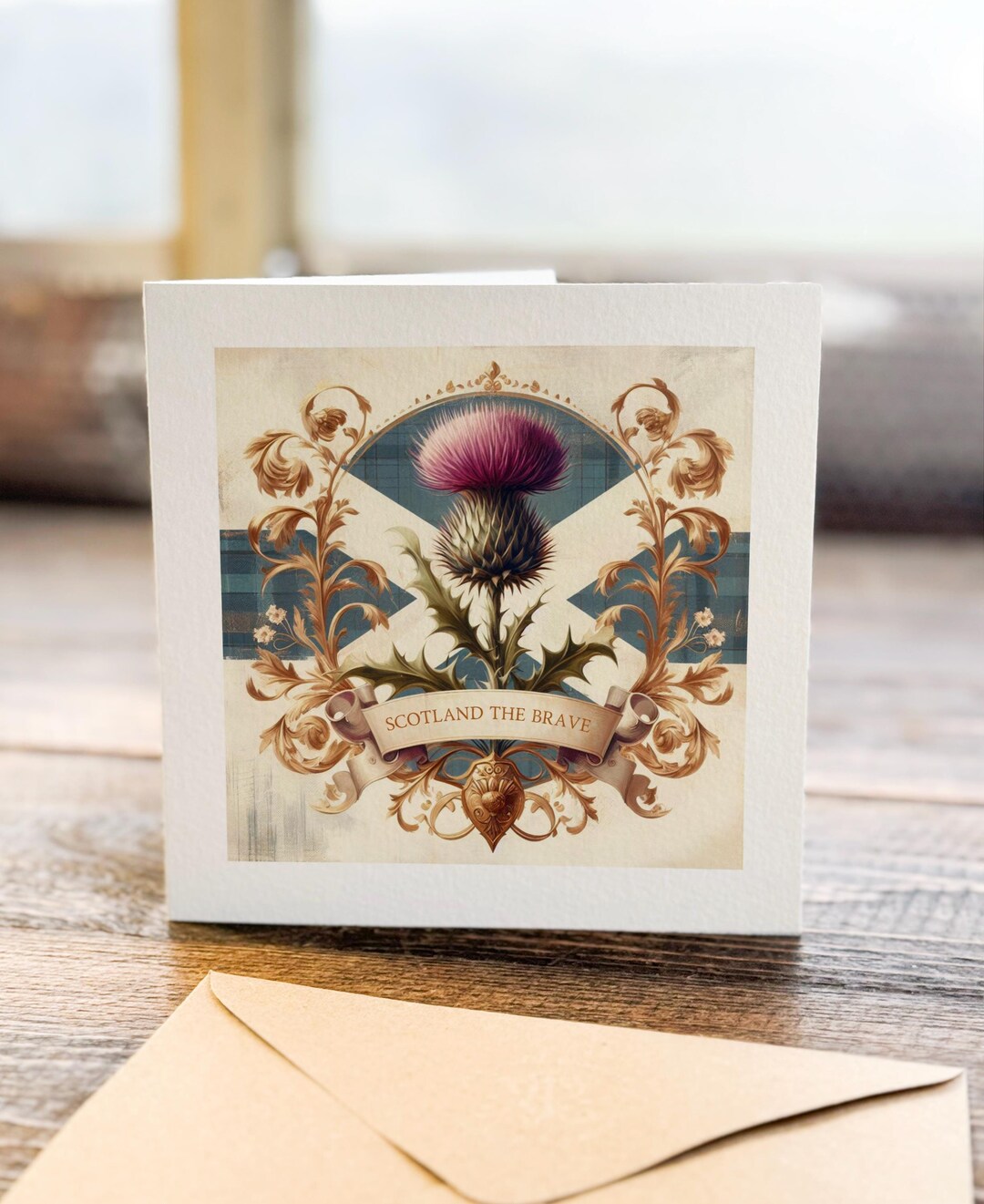 Scotland the Brave Greeting Card the Auld Romantics Sentimental Spirit ...