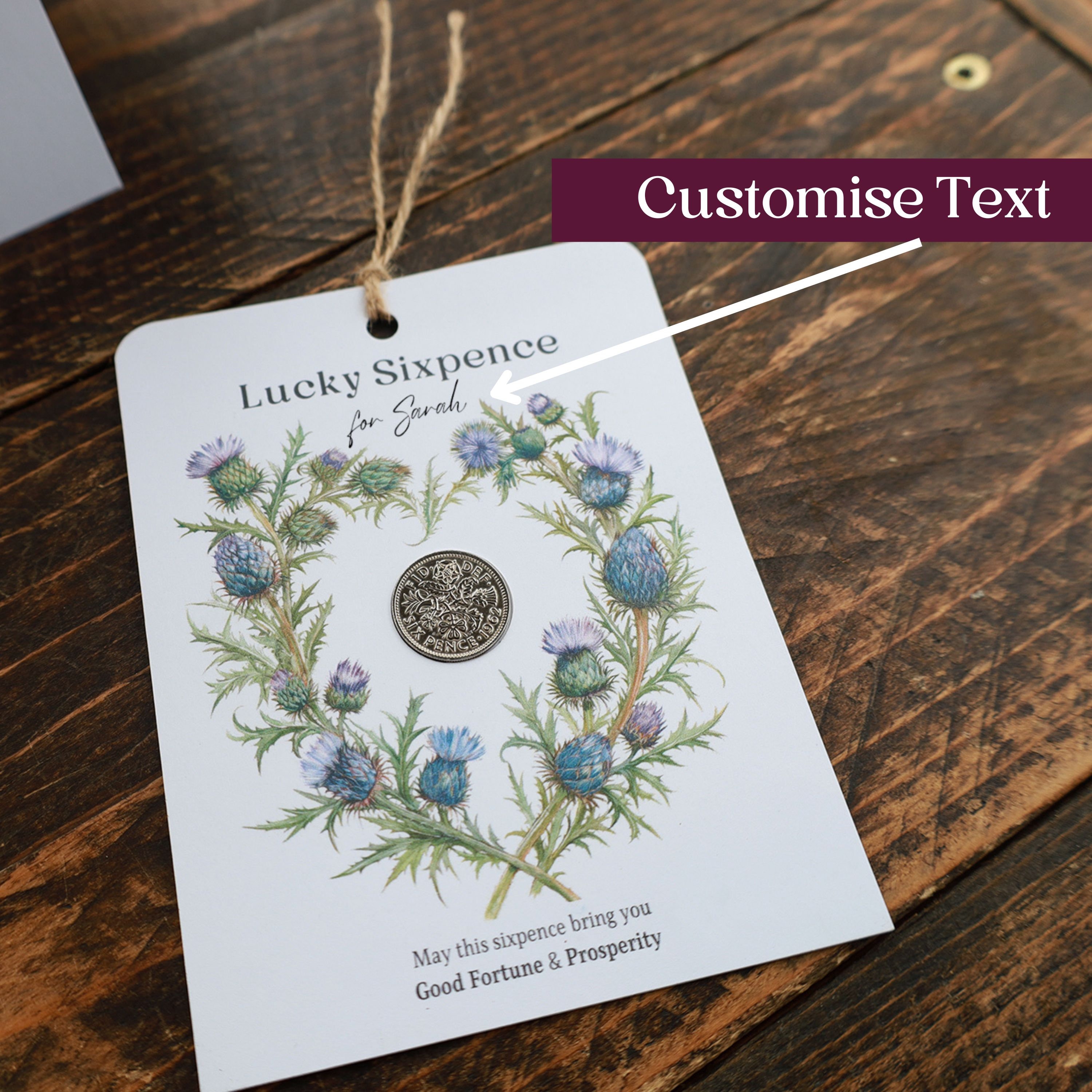 Lucky Sixpence From Scotland Good Luck Gift Christmas Stocking Filler ...