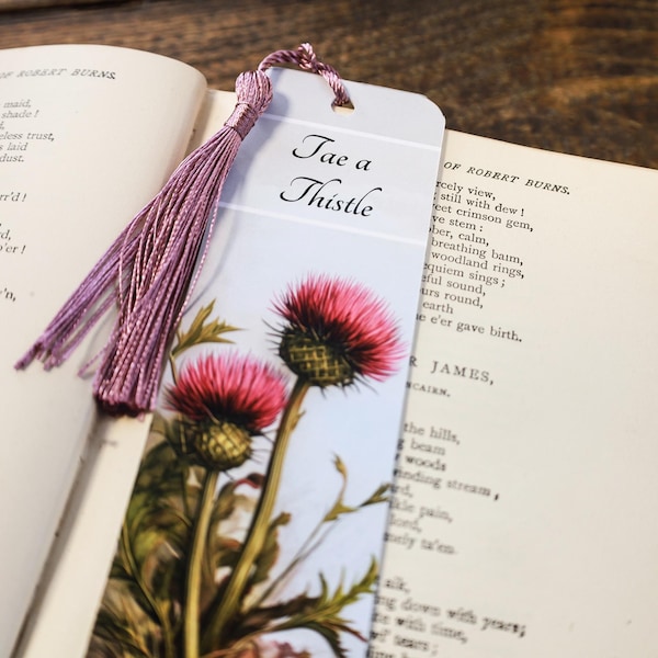 Thistle Bookmark - Etsy
