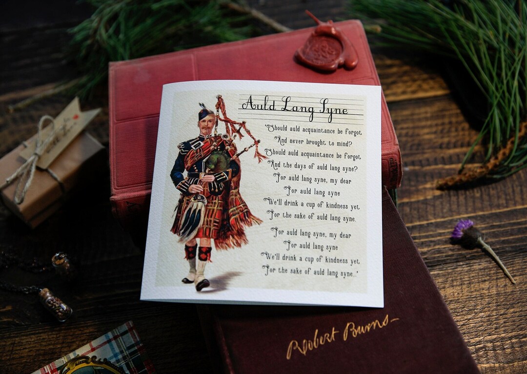 Auld Lang Syne Traditional Christmas New Year Hogmanay Ceilidh Scottish ...