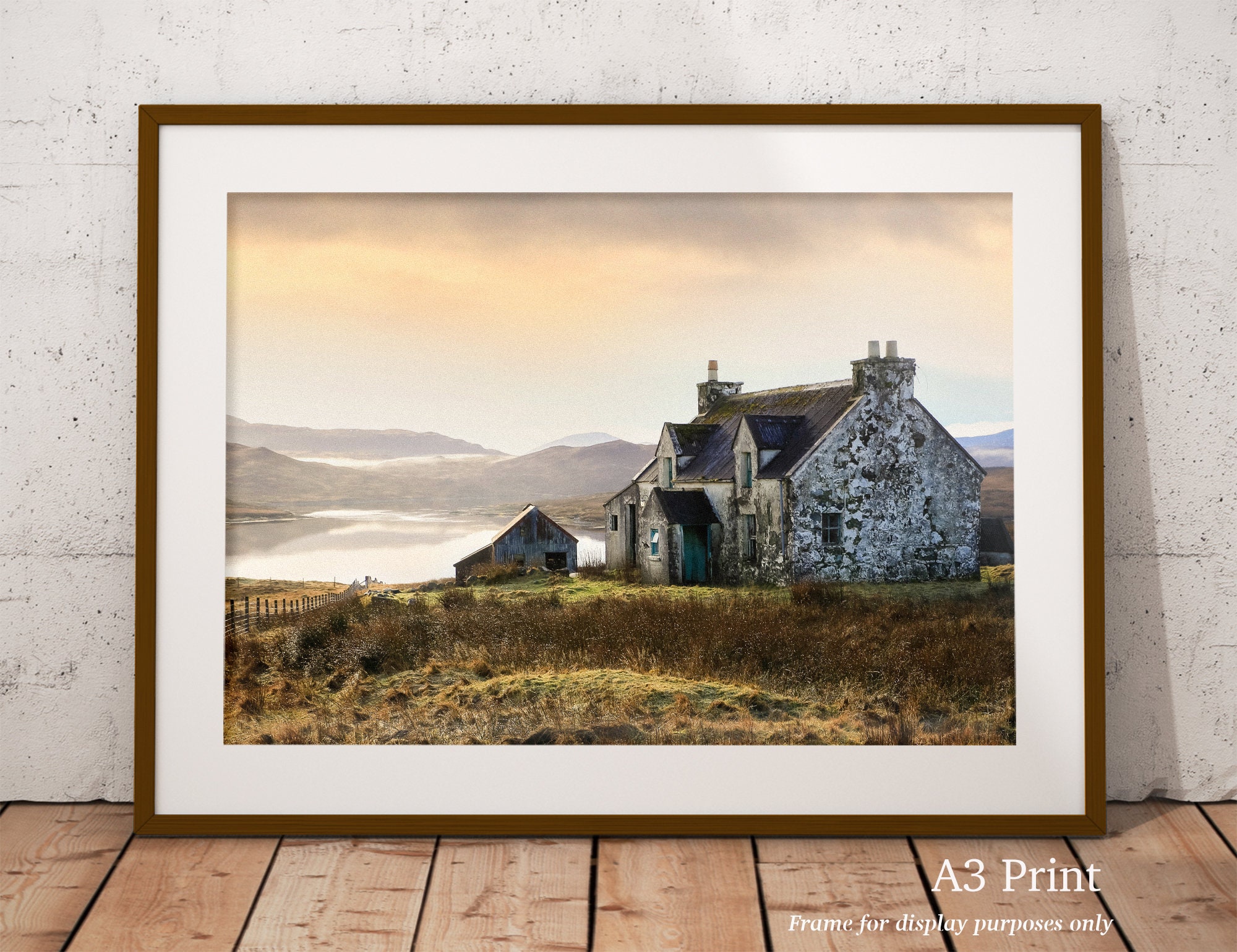 Old Hebridean Croft Scotland Premium Fine Art Print Signed - Etsy