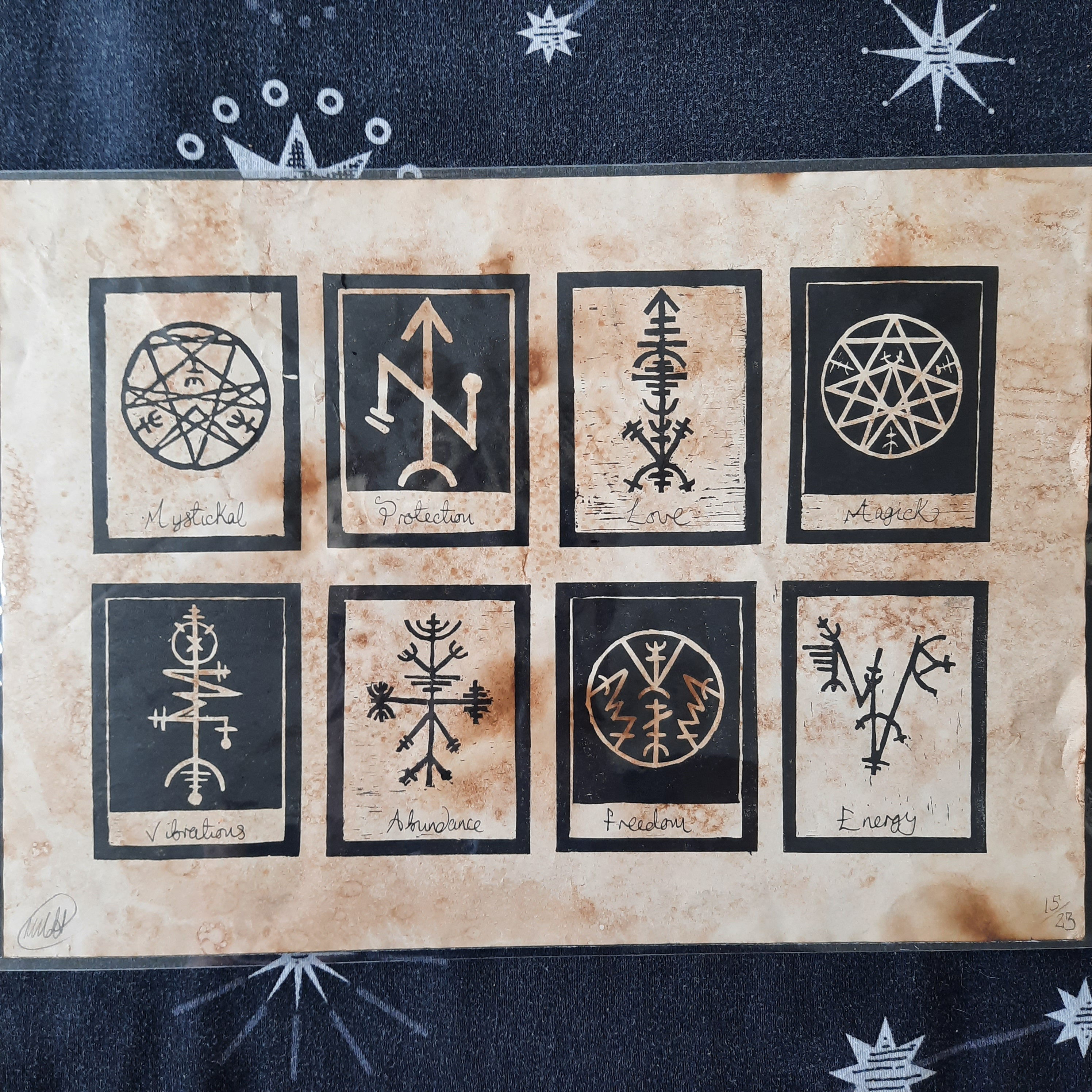Sigils for A Better World- Chaos Magick - Abundance Love A4 - Etsy