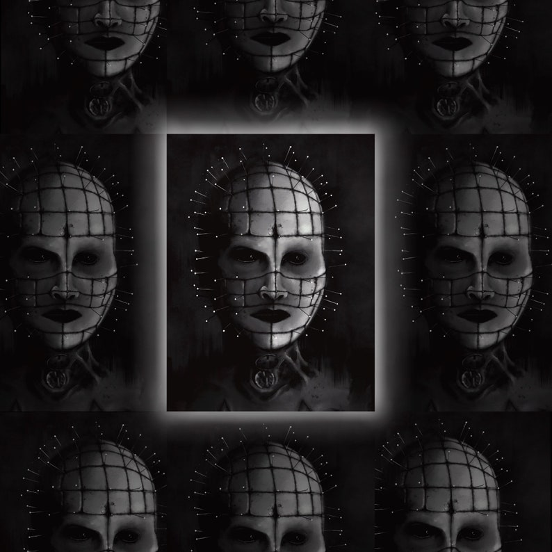 Hellraiser Pinhead Hell Priest Sticker - Etsy Hellraiser Pinhead Hell Priest Sticker - Etsy