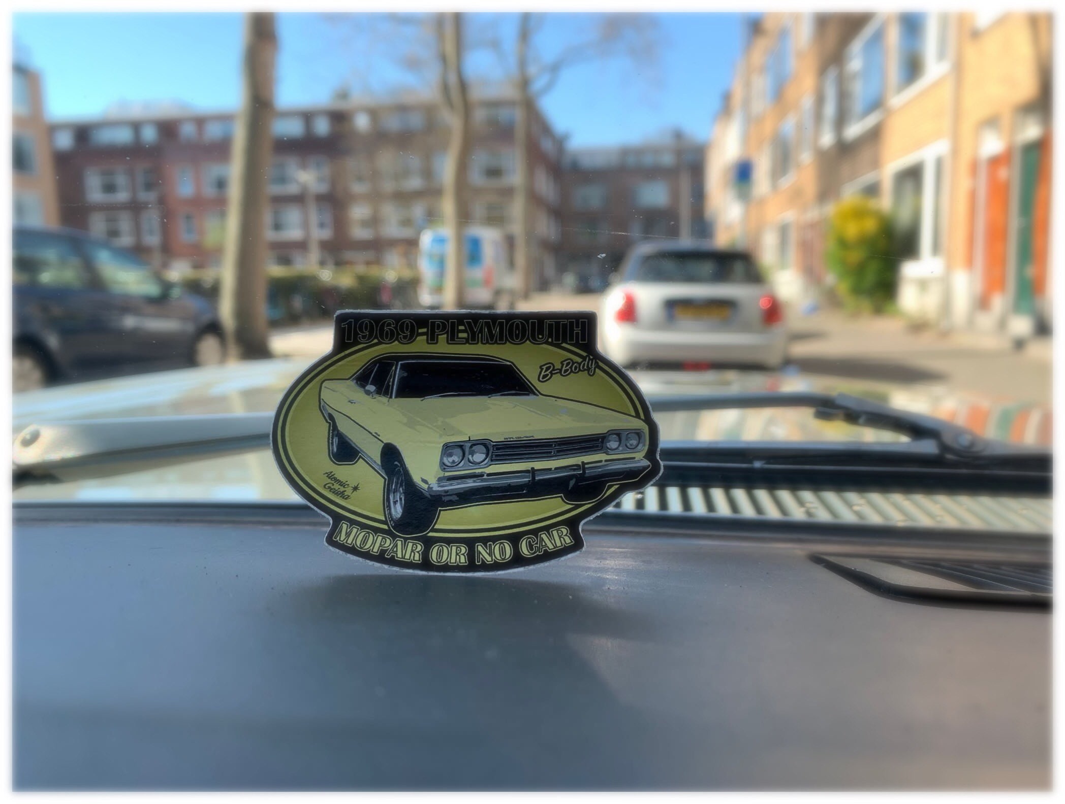 1969 Plymouth Vinyl Sticker Decal Oldtimer Classic Car Satellite B-body ...