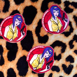 Cowboy Bebop Faye Valentine Sticker Gloss Vinyl Anime Manga Fanart ...