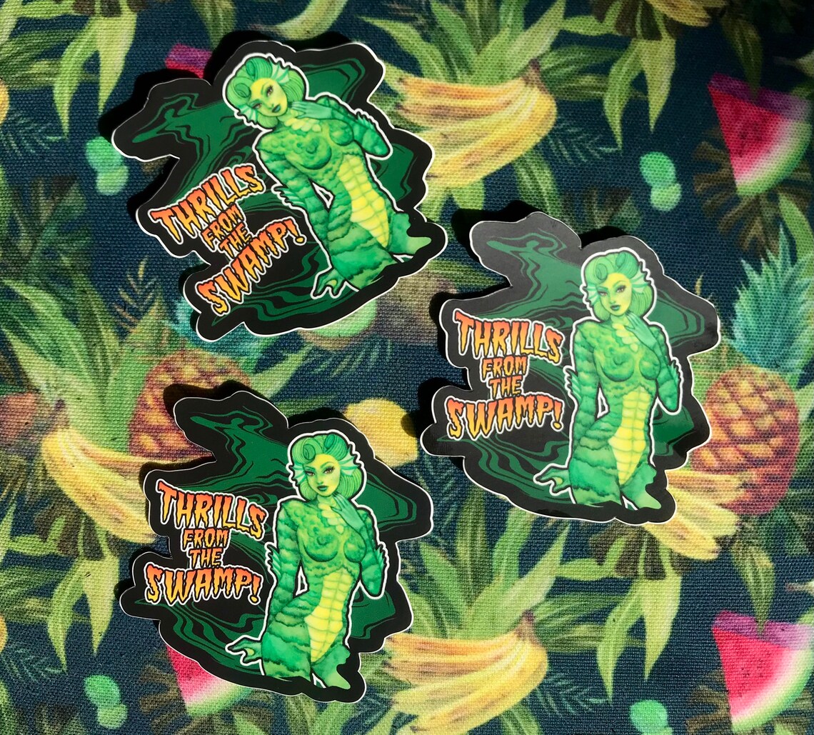 Creature From the Black Lagoon Vinyl Die-cut Sticker Monster - Etsy