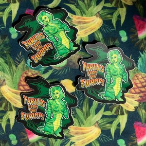 Creature From the Black Lagoon Vinyl Die-cut Sticker Monster Girl Pinup ...
