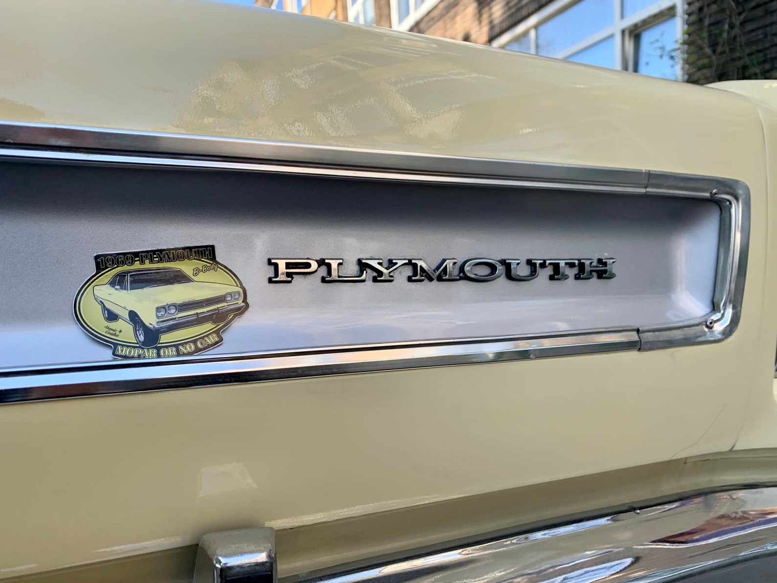 1969 Plymouth Vinyl Sticker Decal Oldtimer Classic Car - Etsy