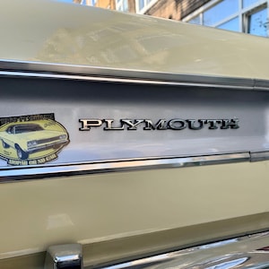 1969 Plymouth Vinyl Sticker Decal Oldtimer Classic Car Satellite B-body ...