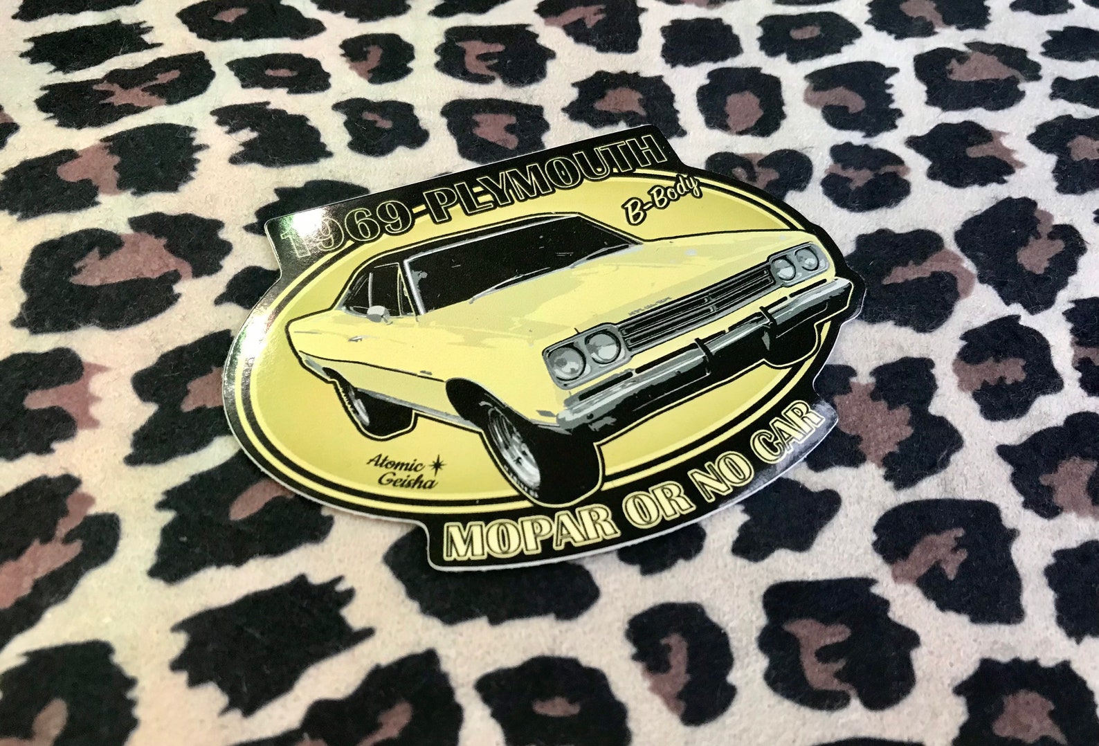 1969 Plymouth Vinyl Sticker Decal Oldtimer Classic Car Satellite B-body ...