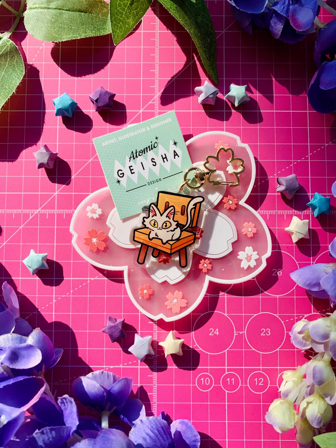 Daijin and Souta Chair Suzume Acrylic Keychain Epoxy Charm Lucky Anime ...