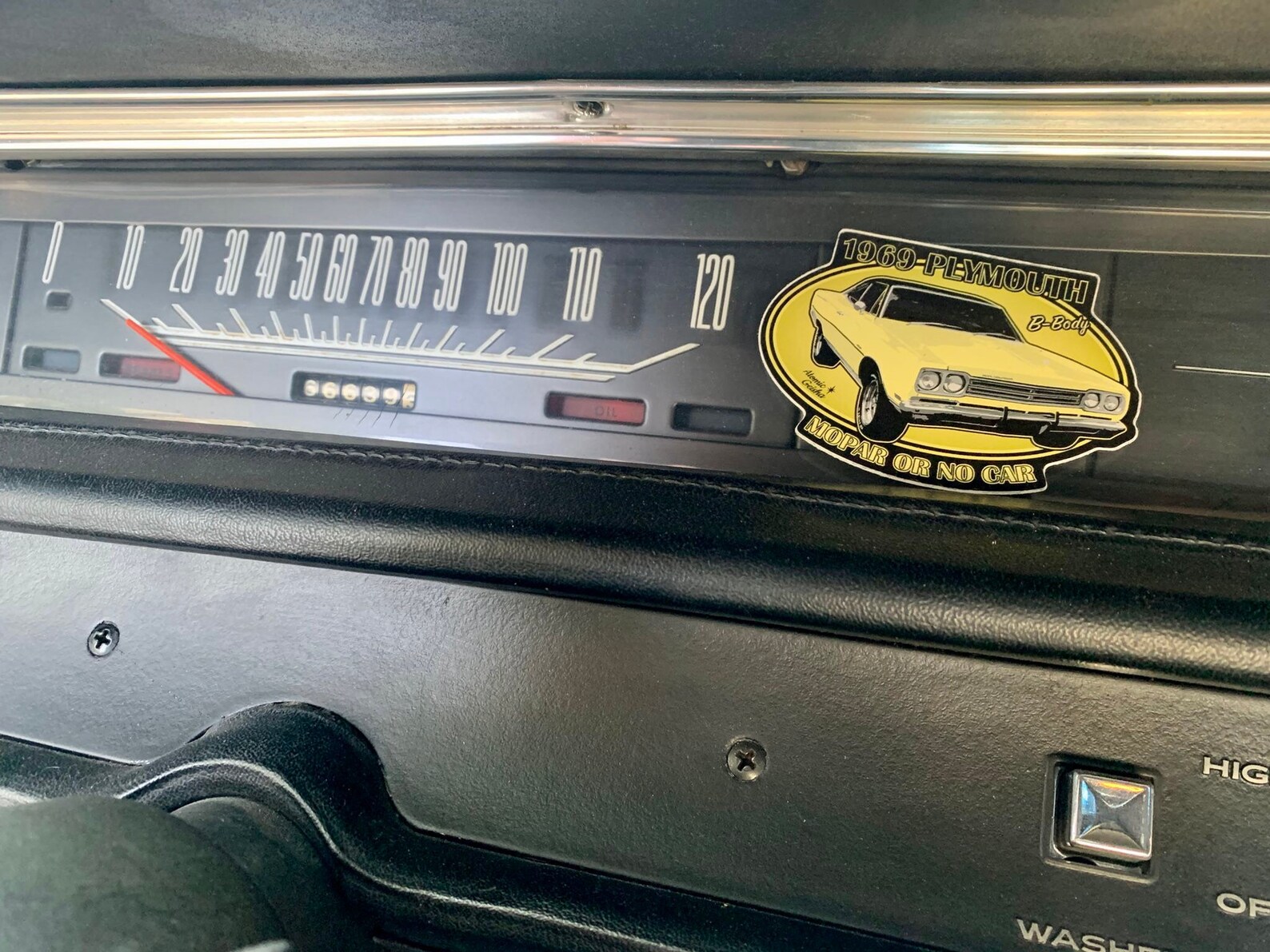 1969 Plymouth Vinyl Sticker Decal Oldtimer Classic Car Satellite B-body ...