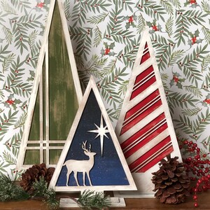 Christmas Tree Trio Set for DIY Crafting DIGITAL FILE - Etsy