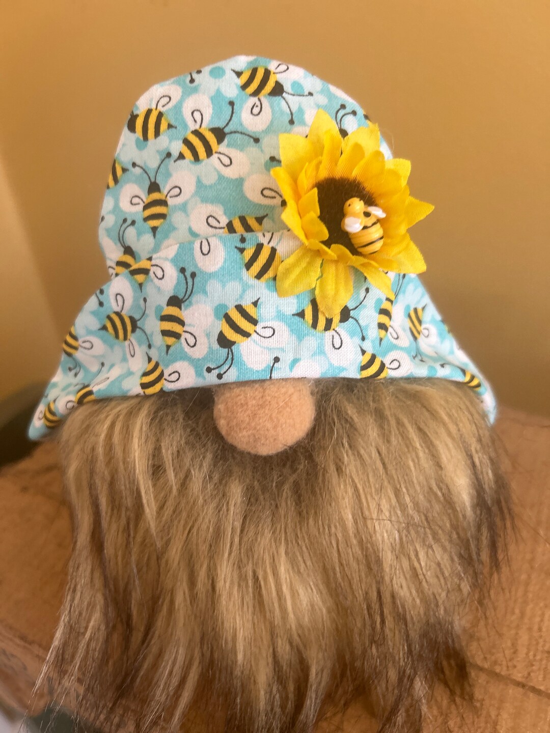 HAT ONLY, Bee Gnome, Bee Decor, Spring Gnome, Summer Gnome, Honey ...
