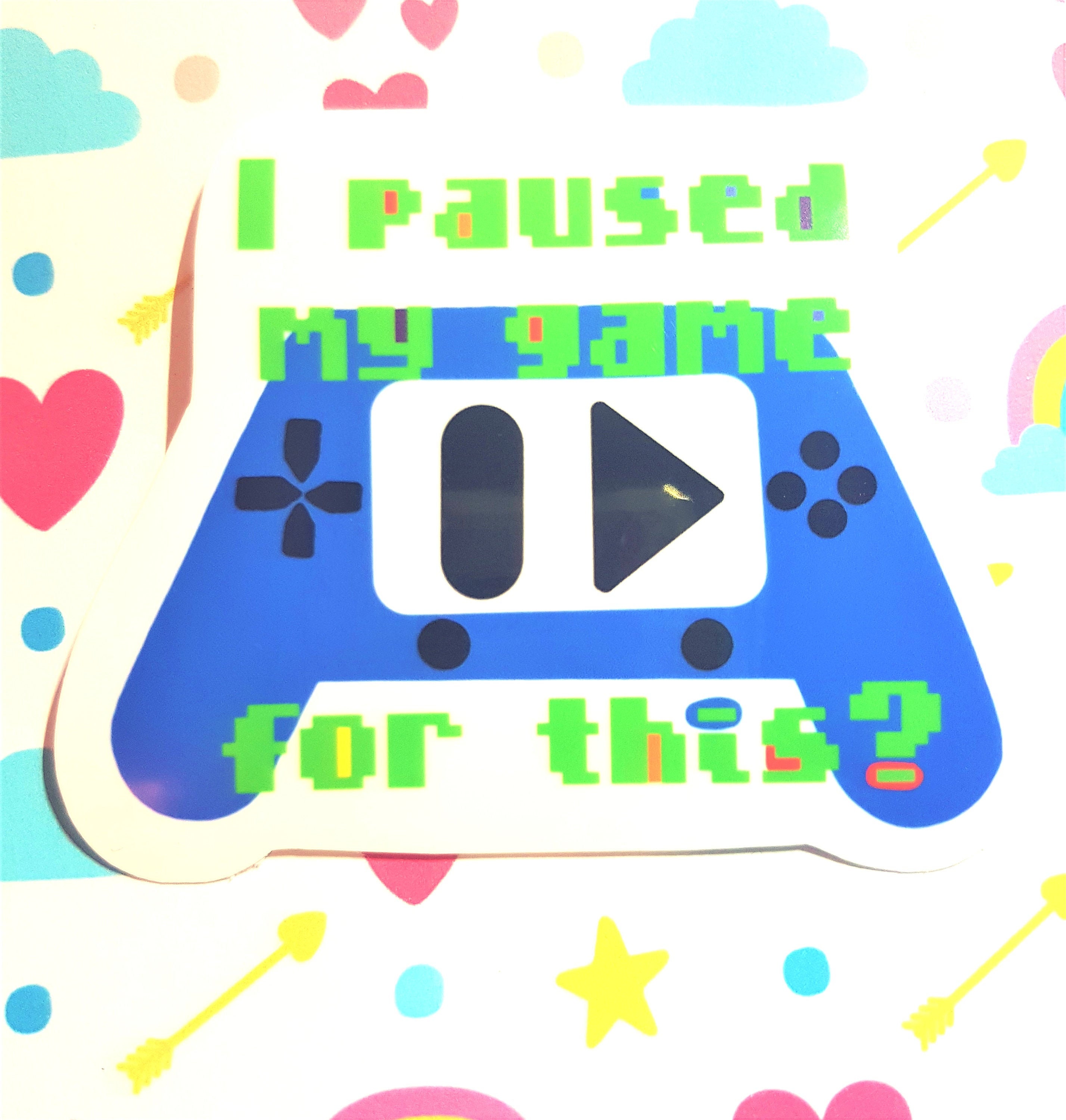 Video Game Stickers, Gaming Stickers, Gamer Girl Stickers, Gamer Gift ...