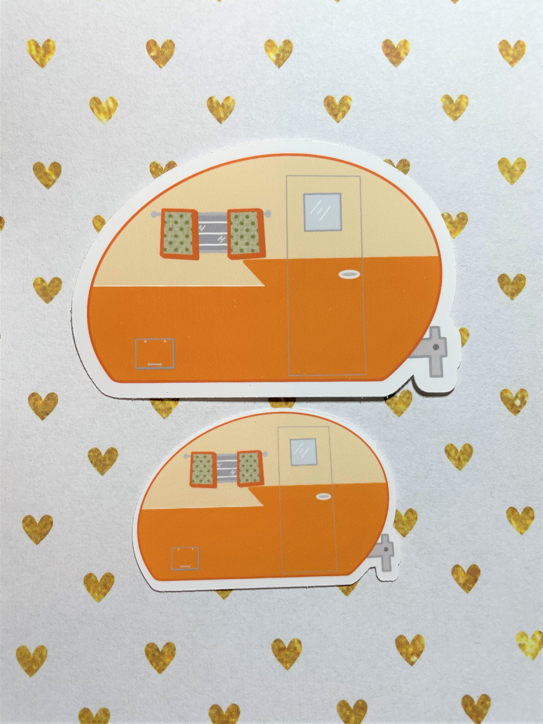 Vintage Trailer Sticker Camper Decal Camper Decor Mid | Etsy