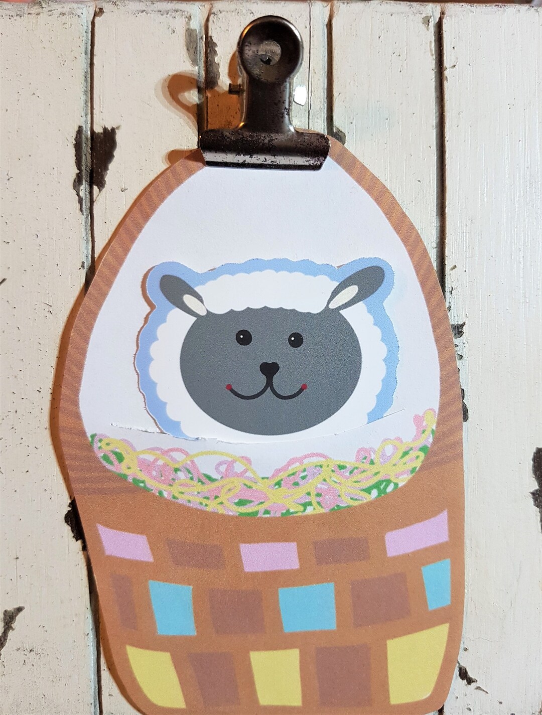 Vinyl Lamb Sheep Sticker, Laminated Water Resistant for Laptop Bullet ...
