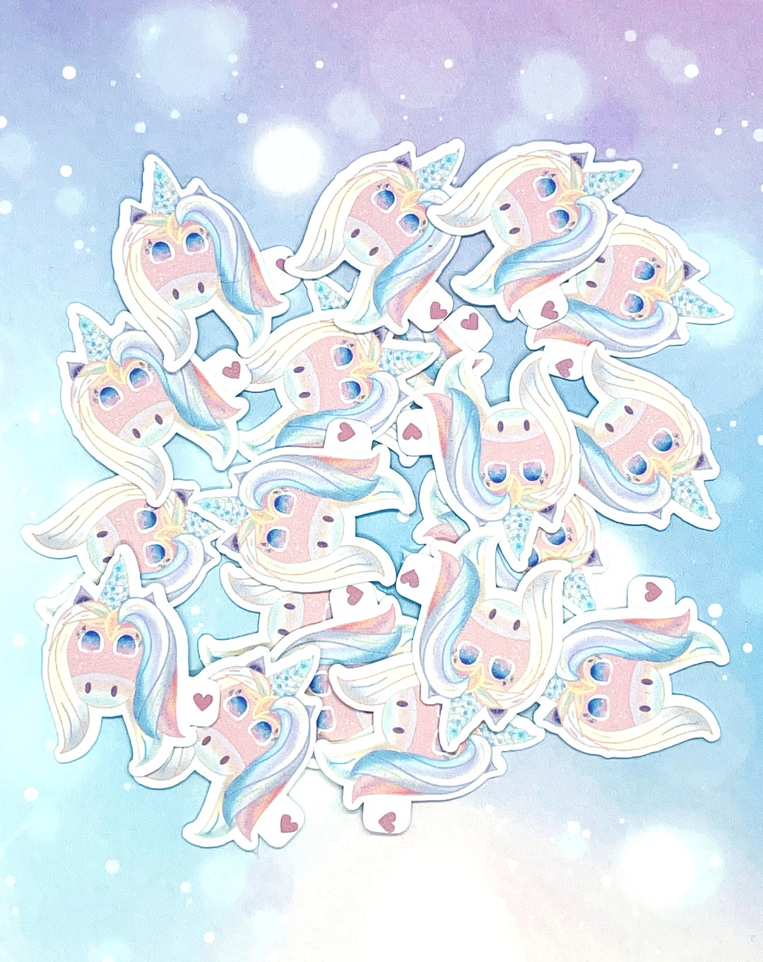 Unicorn Sticker Flakes (20 in Pack), Unicorn Sticker, Mini Sticker ...