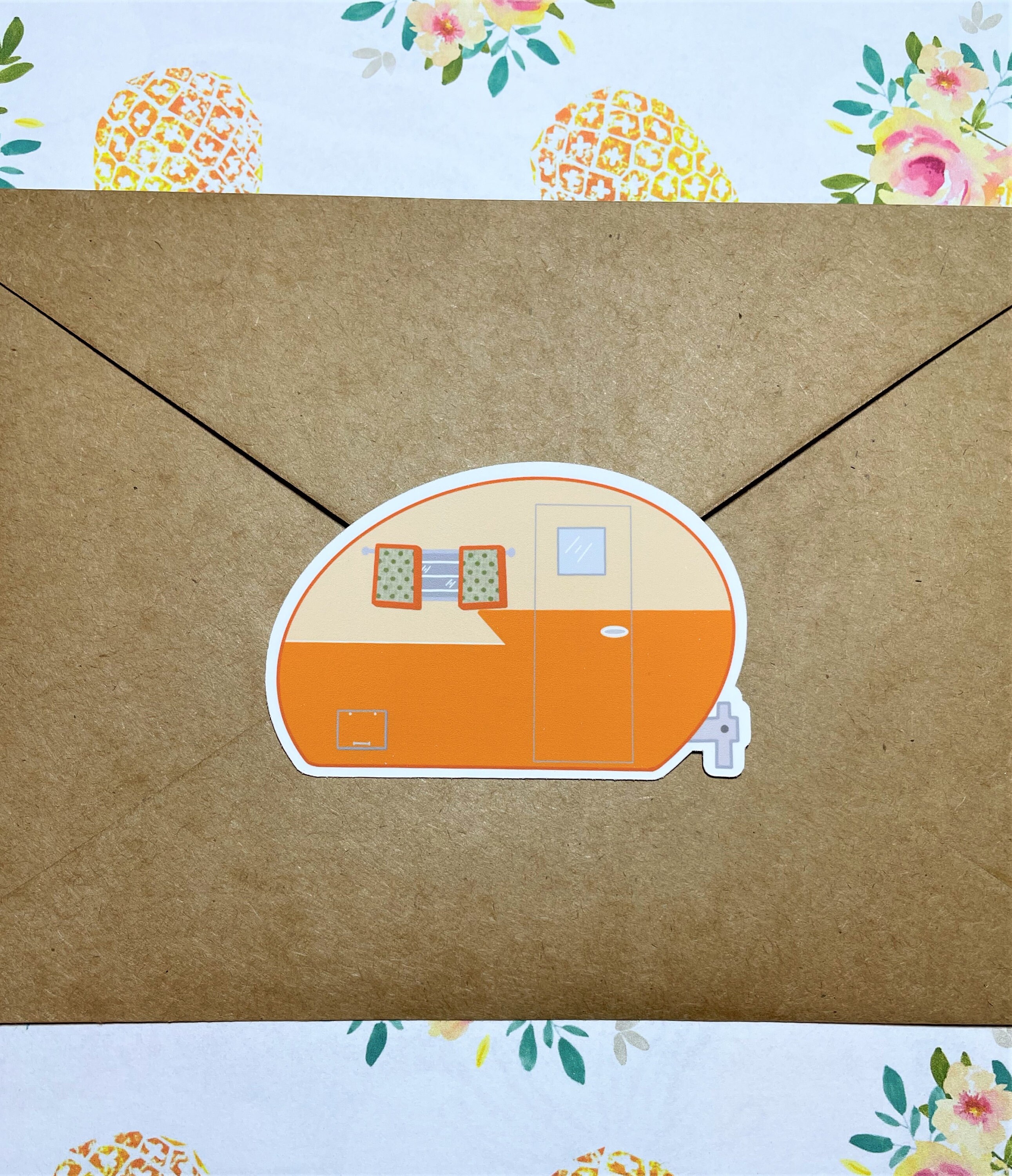 Vintage Trailer Sticker Camper Decal Camper Decor Mid | Etsy