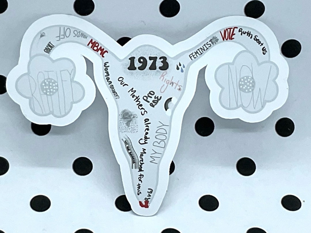 Uterus Sticker, RVW Uterus Sticker, Pro Choice Sticker, My Body My ...
