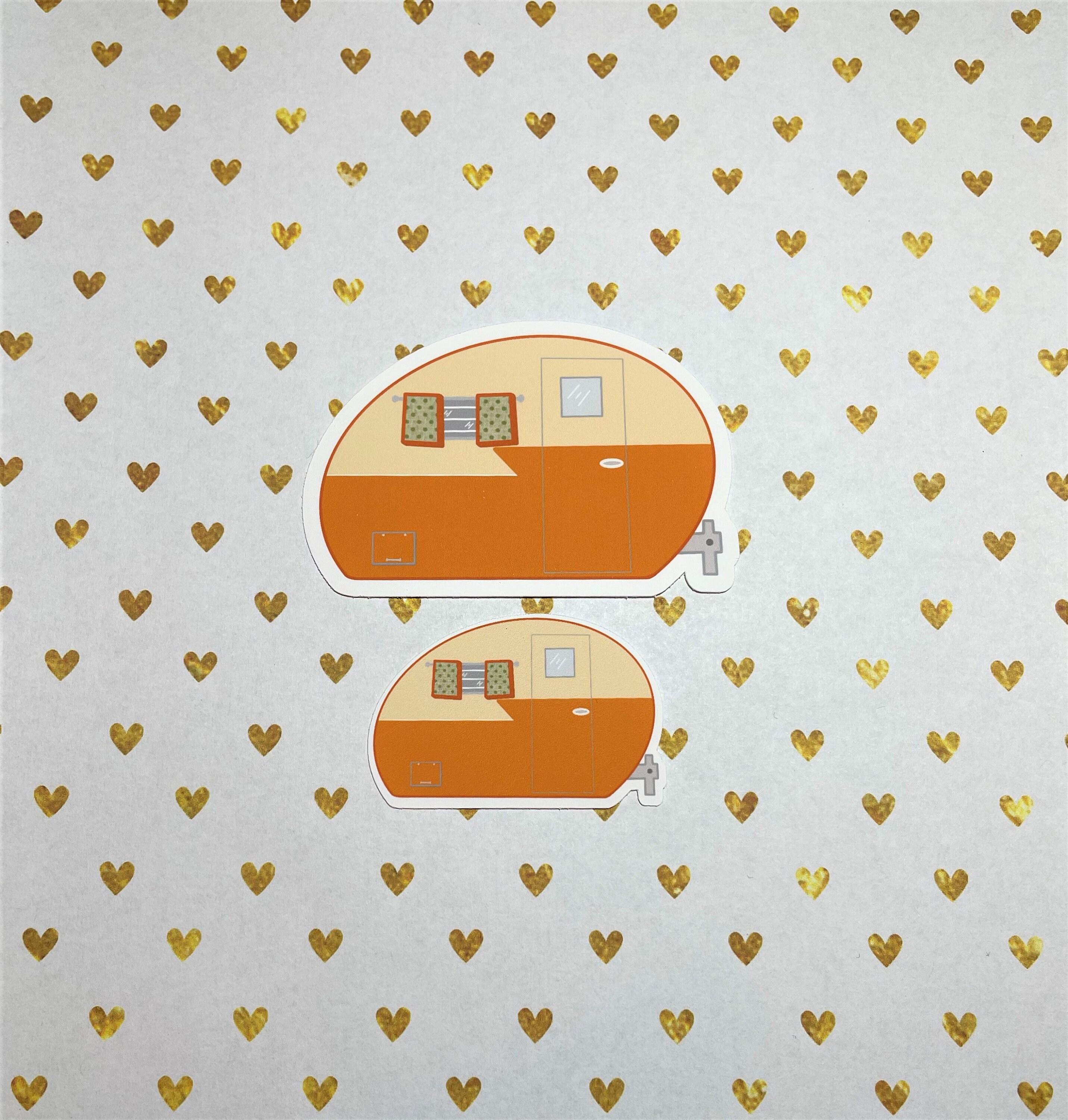 Vintage Trailer Sticker Camper Decal Camper Decor Mid | Etsy