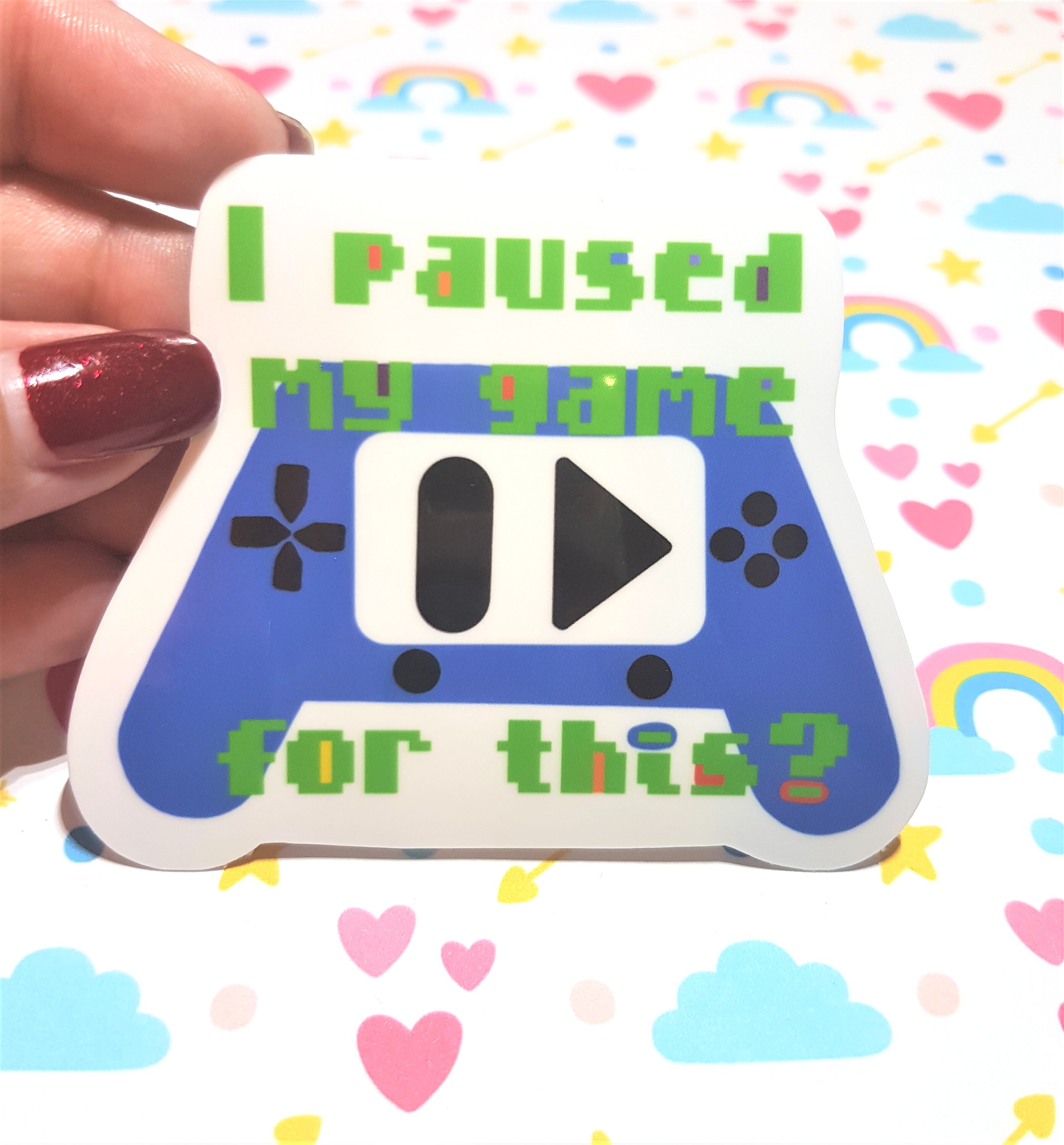 Video Game Stickers, Gaming Stickers, Gamer Girl Stickers, Gamer Gift ...