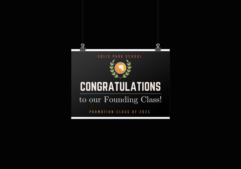 8th Grade Promotion Yard Sign Template – Editable School Event (digital ...