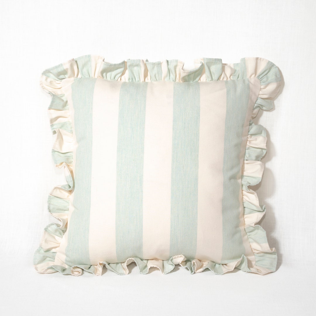 New Launched Designer Ian Mankin Cushion Cover in Stunning Mint Devon ...