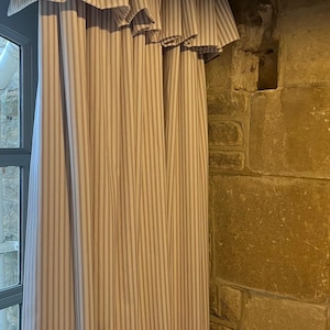 Bespoke Made-to-measure Flop Over Curtains Seen Here in Ian Mankin ...