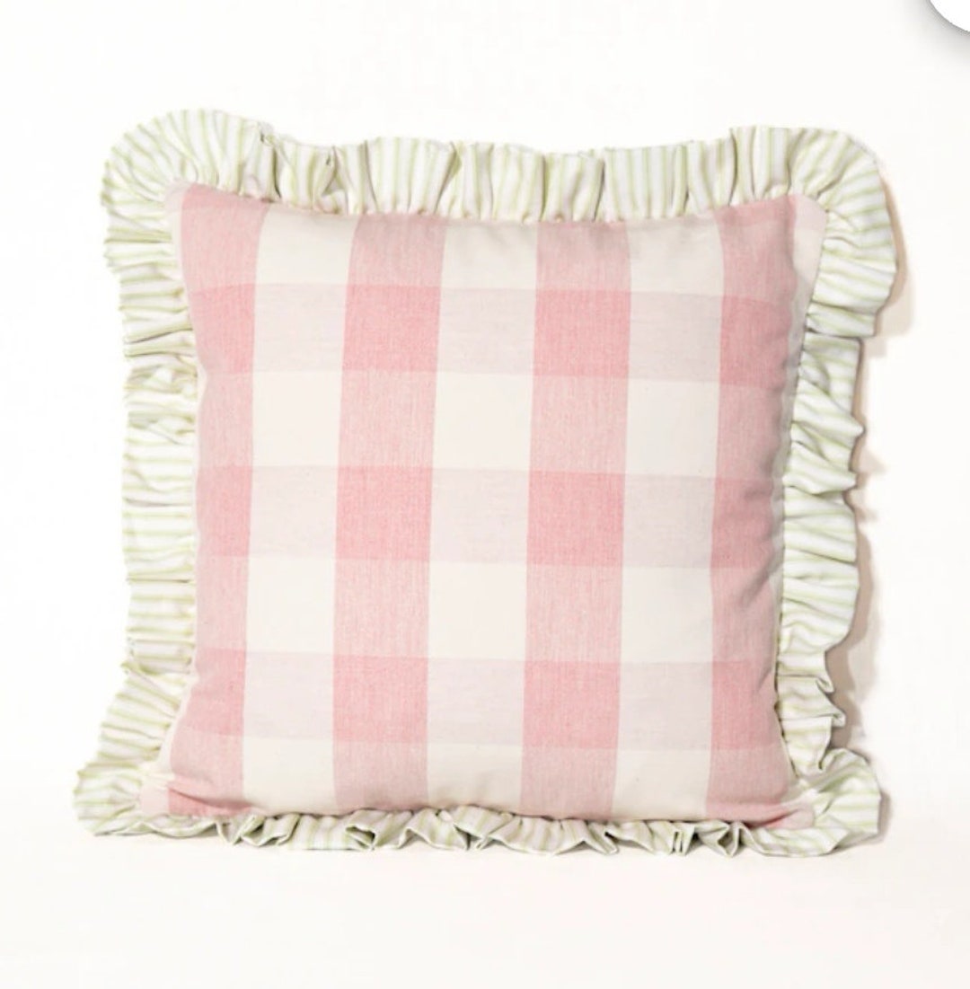 Our First Fully Reversible Designer Cushion Cover With Ian Mankin Pink ...