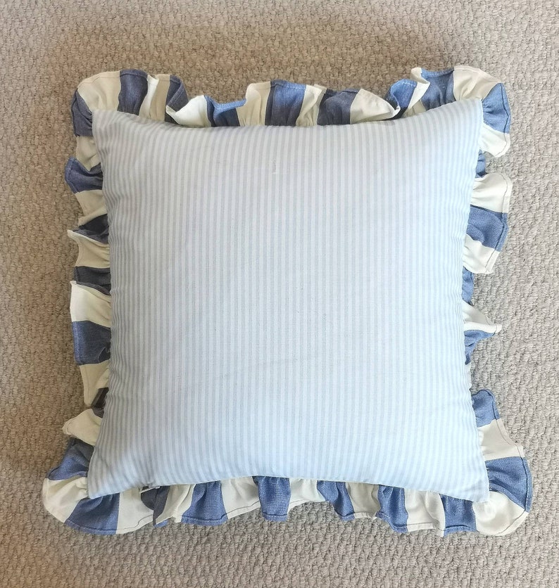 Beautiful Blues Mid and Pale Blue Designer Cushion Cover - Etsy UK