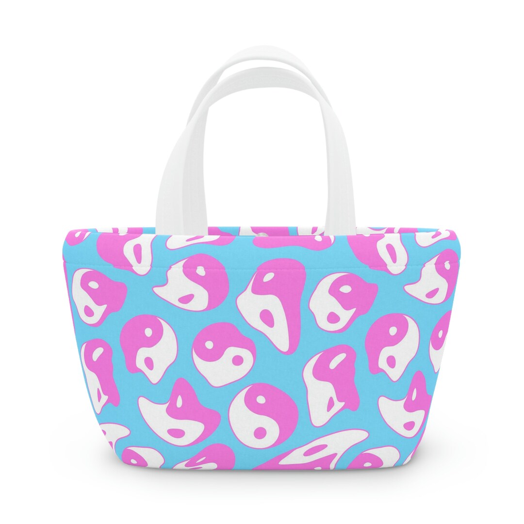 Lunch Bag Y2k Style Pink Yin Yangs - Etsy