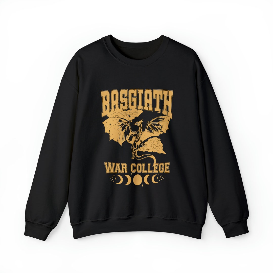 The Fourth Wing Unisex Heavy Blend Crewneck Sweatshirt Black & Gold ...