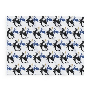 The Fourth Wing - Dragons Arctic Fleece Blanket - Tairn Andarna - Throw ...
