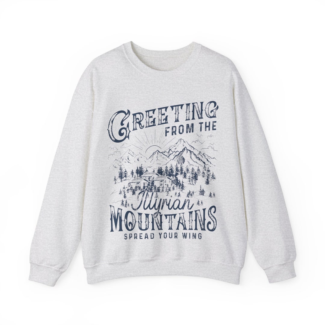 ACOTAR Sweater Illyrian Mountains Unisex Heavy Blend Crewneck ...