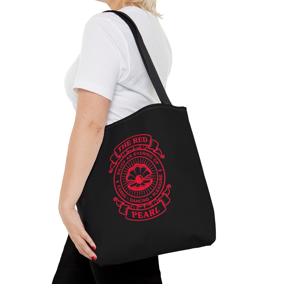 From Blood and Ash the Red Pearl Tote Bag AOP Casteel Poppy Shoulder ...