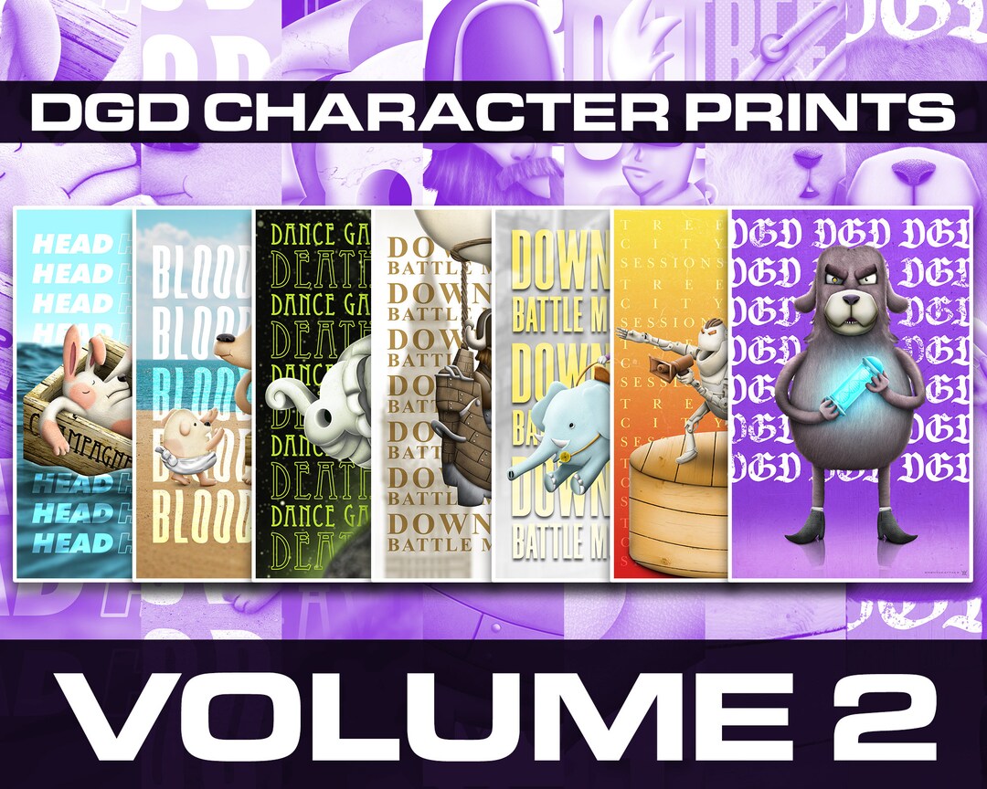 DGD - Character Prints Volume 2 - Etsy