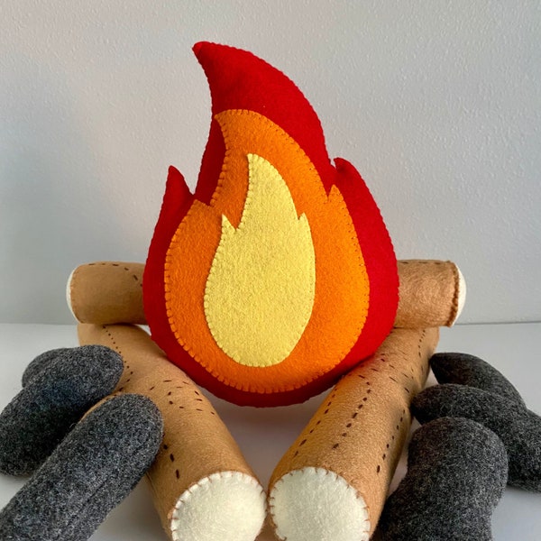 Felt Campfire - Etsy
