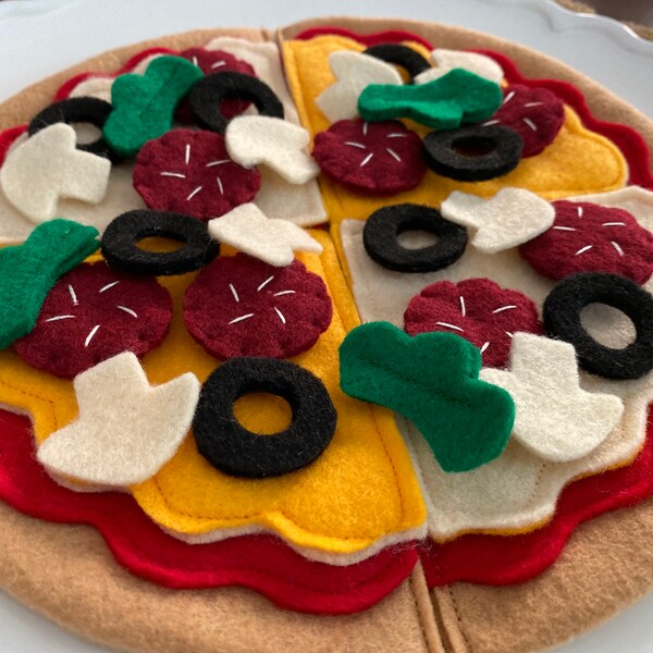 Felt Pizza - Etsy