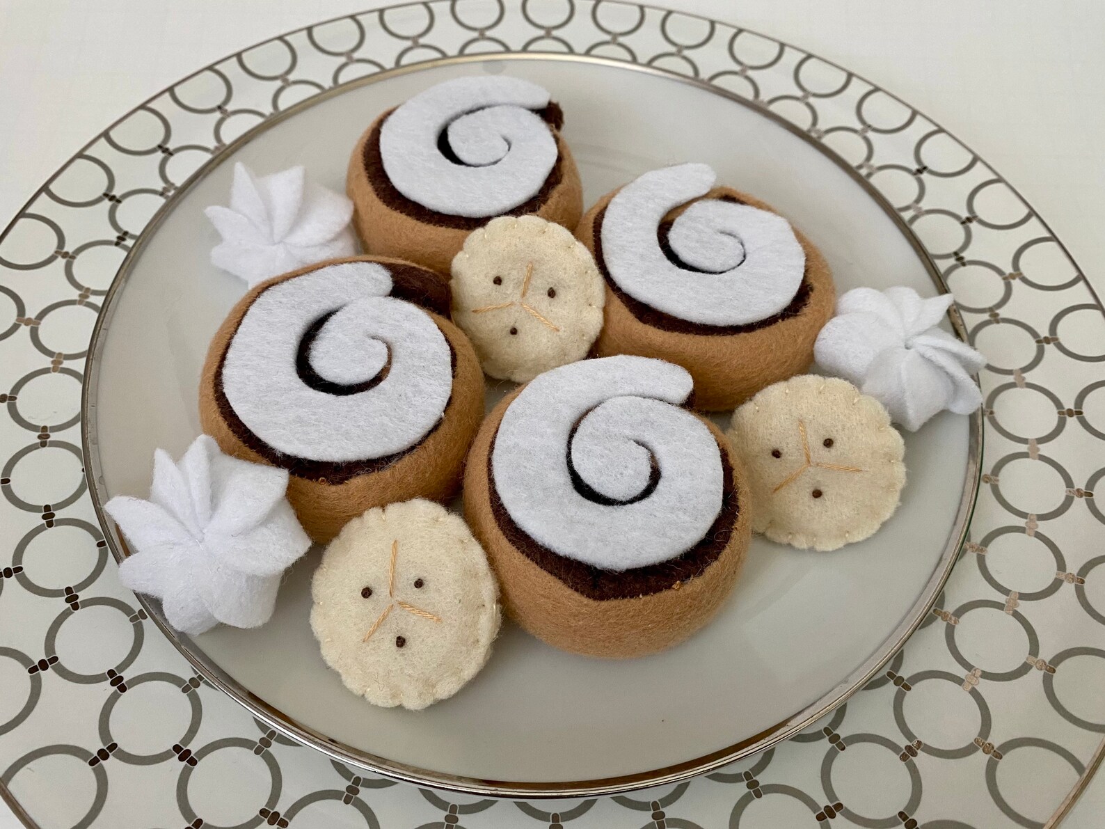 Felt Breakfast Felt Waffles Felt Pancakes Felt Cinnamon - Etsy