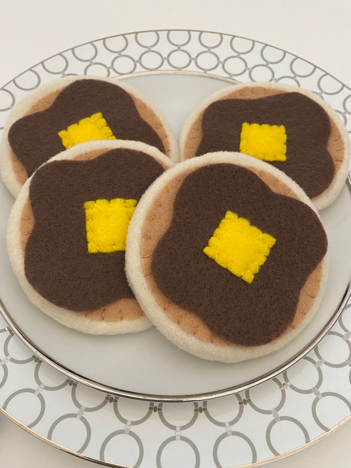 Felt Breakfast Felt Waffles Felt Pancakes Felt Cinnamon - Etsy