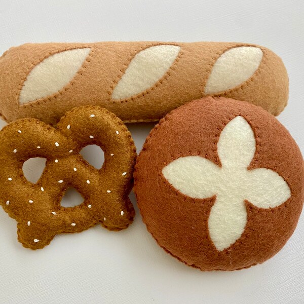 Felt Bread Play Food - Etsy