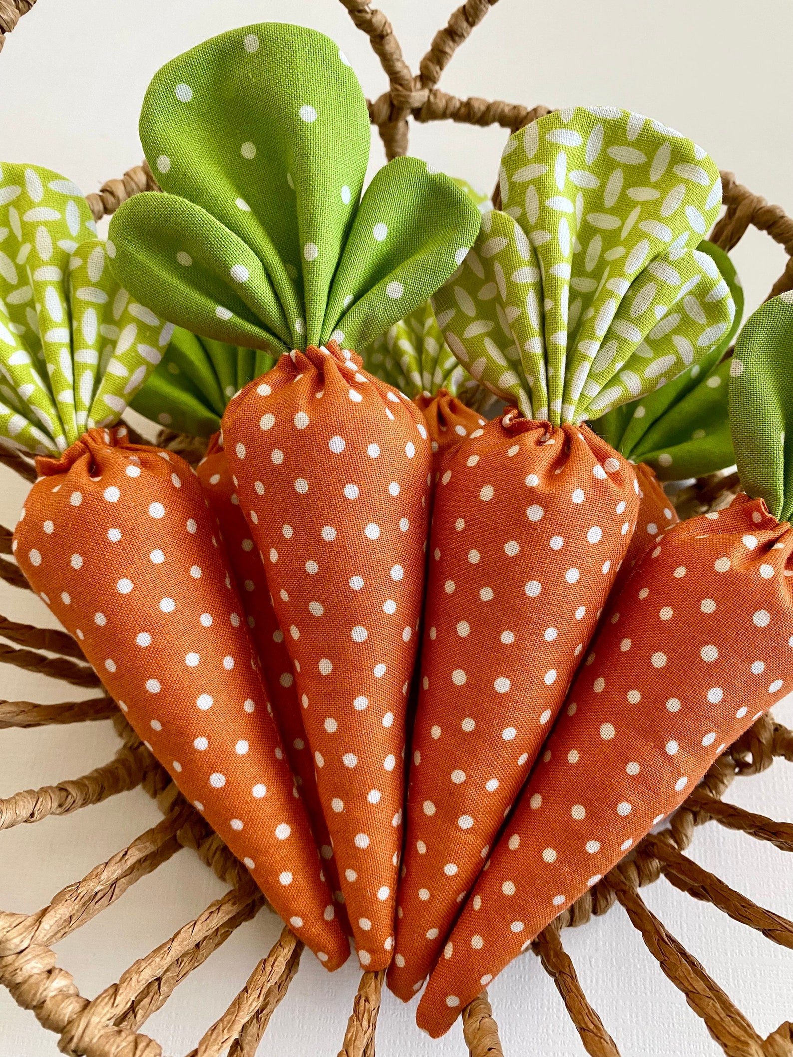 Easter Carrots, Fabric Carrots, Easter, Easter Food, Easter Basket ...