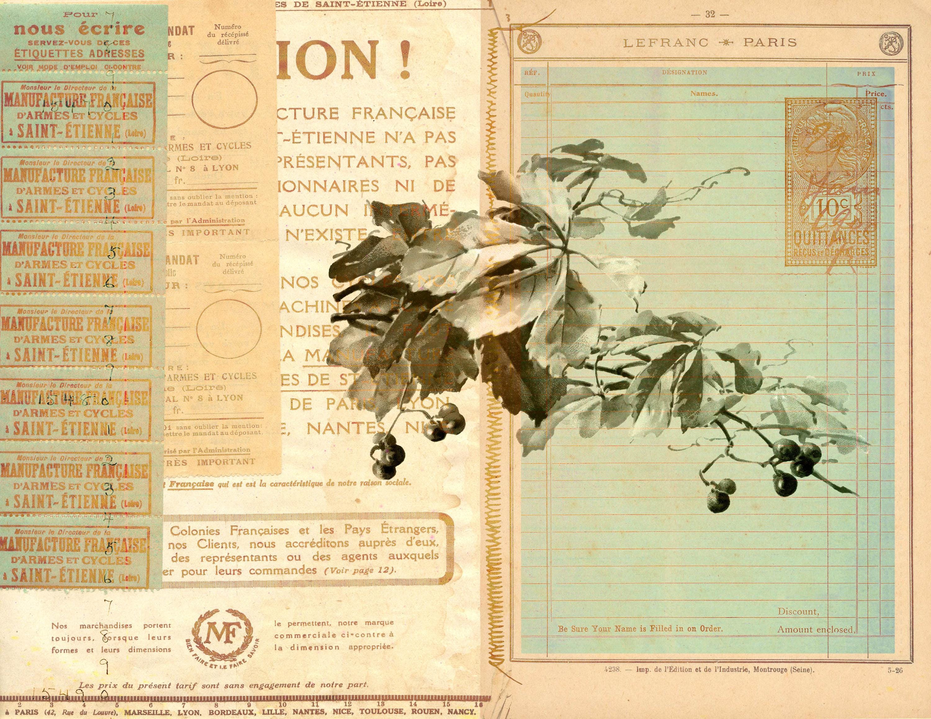 October Collage Journal Papers, Junk Journal Printable Papers. - Etsy