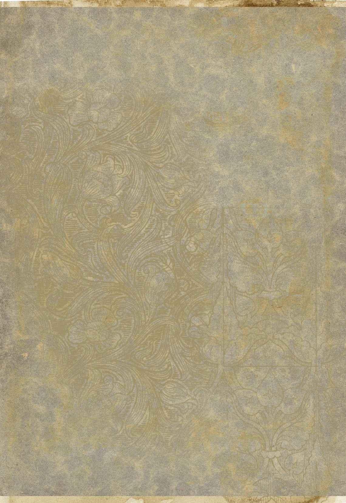 Old Book Pages, Vintage Book Papers, Printable Book Papers, End Papers ...